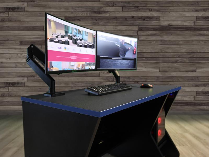 Educational Gaming Desk With Slide Out PC Shelf | Nova Solutions