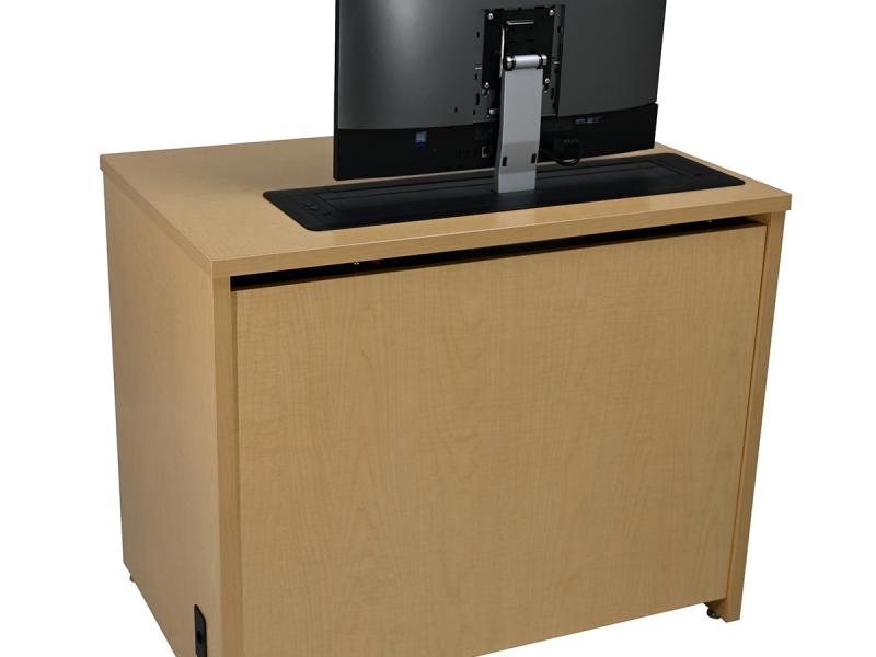 Computer Training Desks - Trolley™ Monitor Lift | Nova Solutions